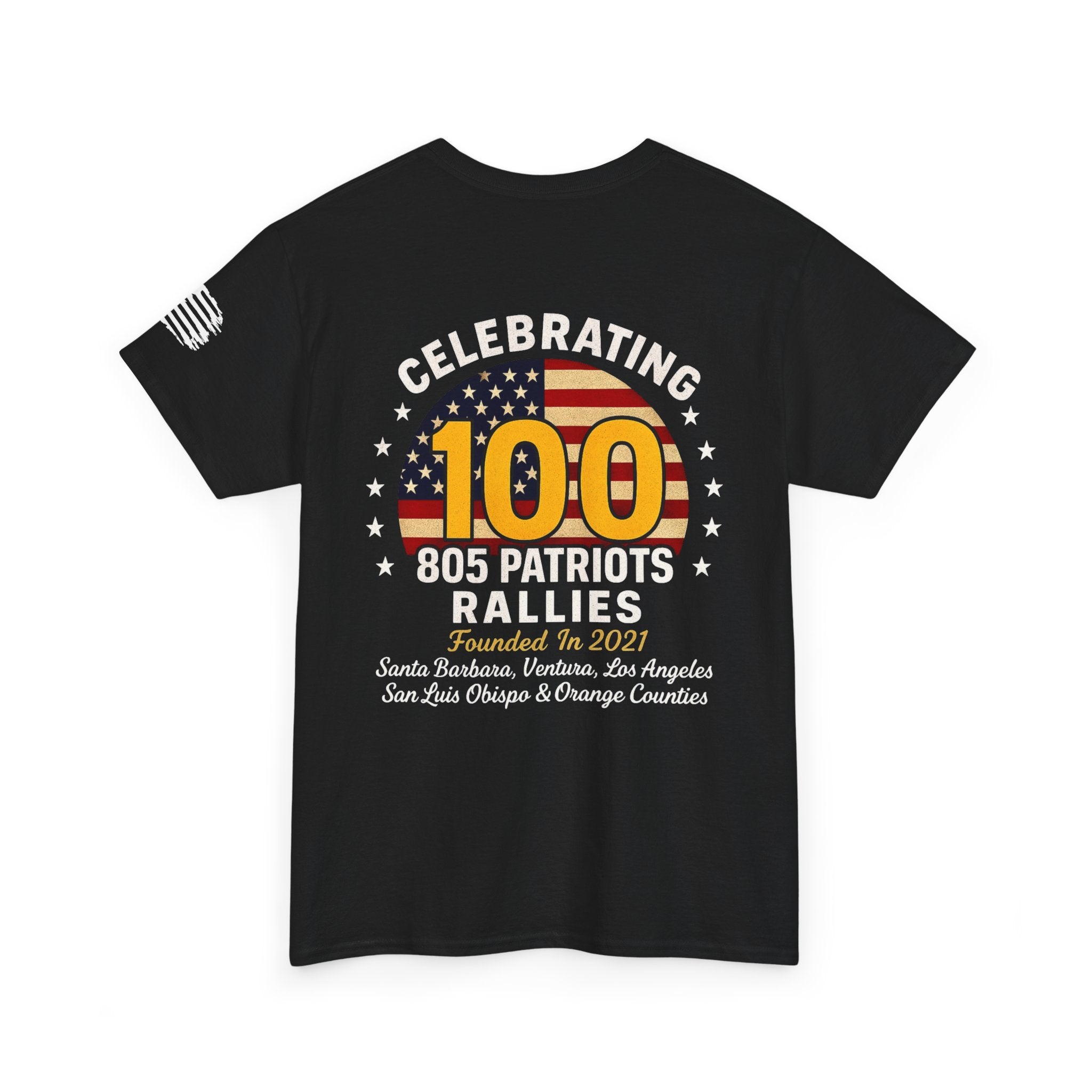 LIMITED TIME ONLY: 100 Rallies Shirt – 805 PATRIOTS